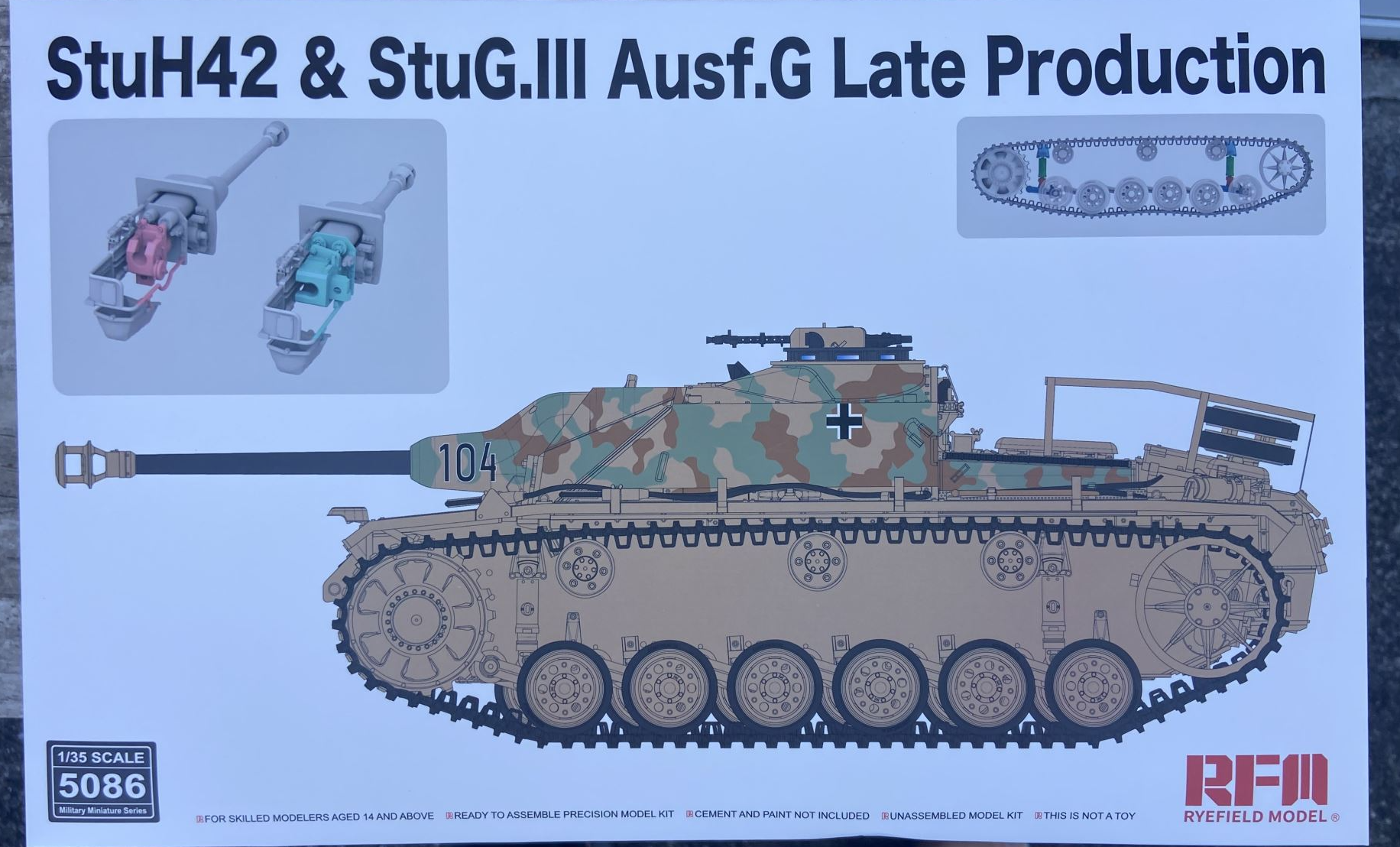 StuH42 & StuG.III Ausf.G Late Production Rye Field Model | No. RM-5086