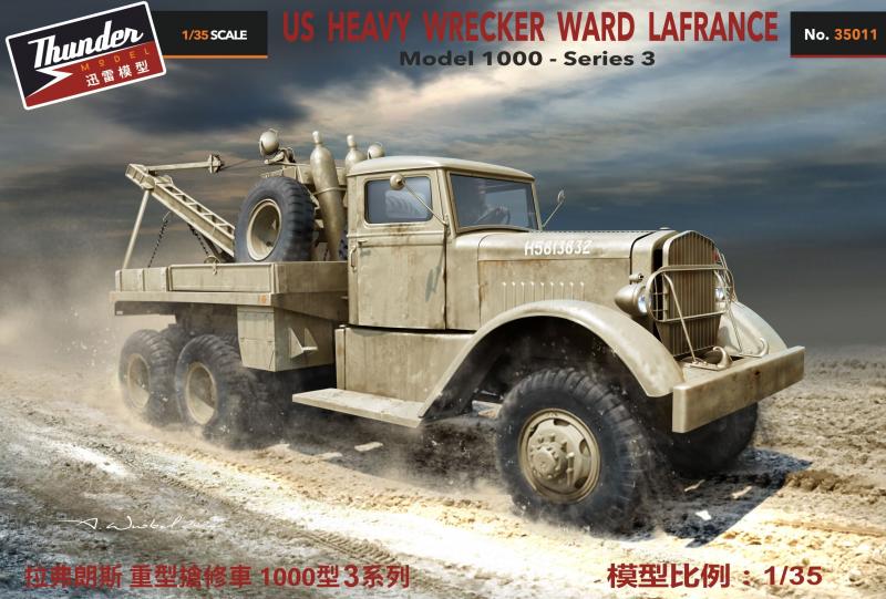 Thunder Model 1:35 scale US Heavy Wrecker Ward LaFrance M1000 - Series